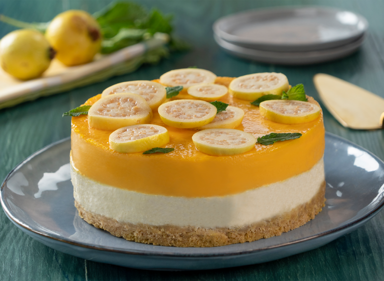 Cheesecake de guayaba con flan - D'Gari