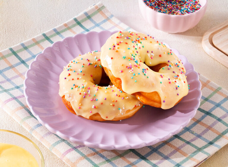 Donas glaseadas con pudín - D'Gari